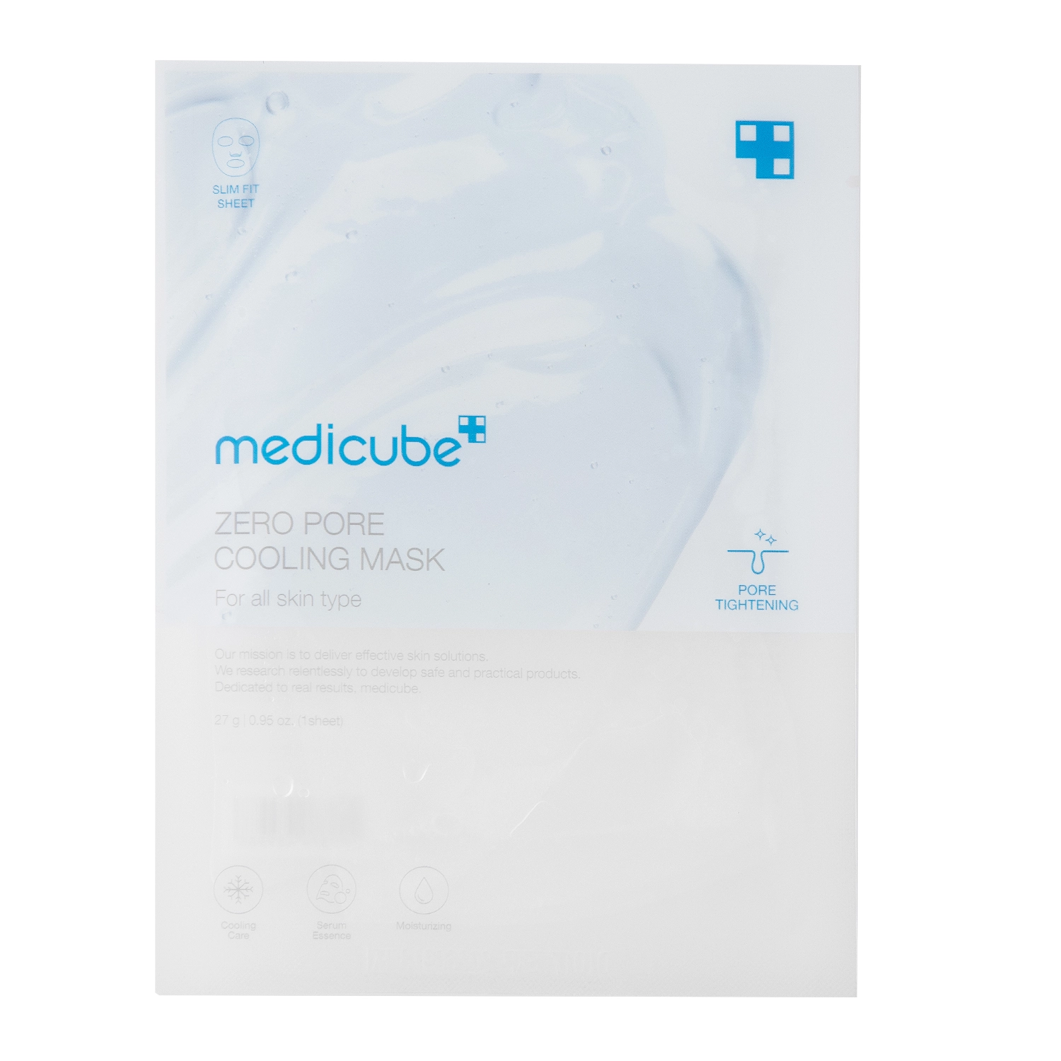 Medicube - Zero Pore Cooling Mask - Hűsítő Arcmaszk - 1db/27g ...