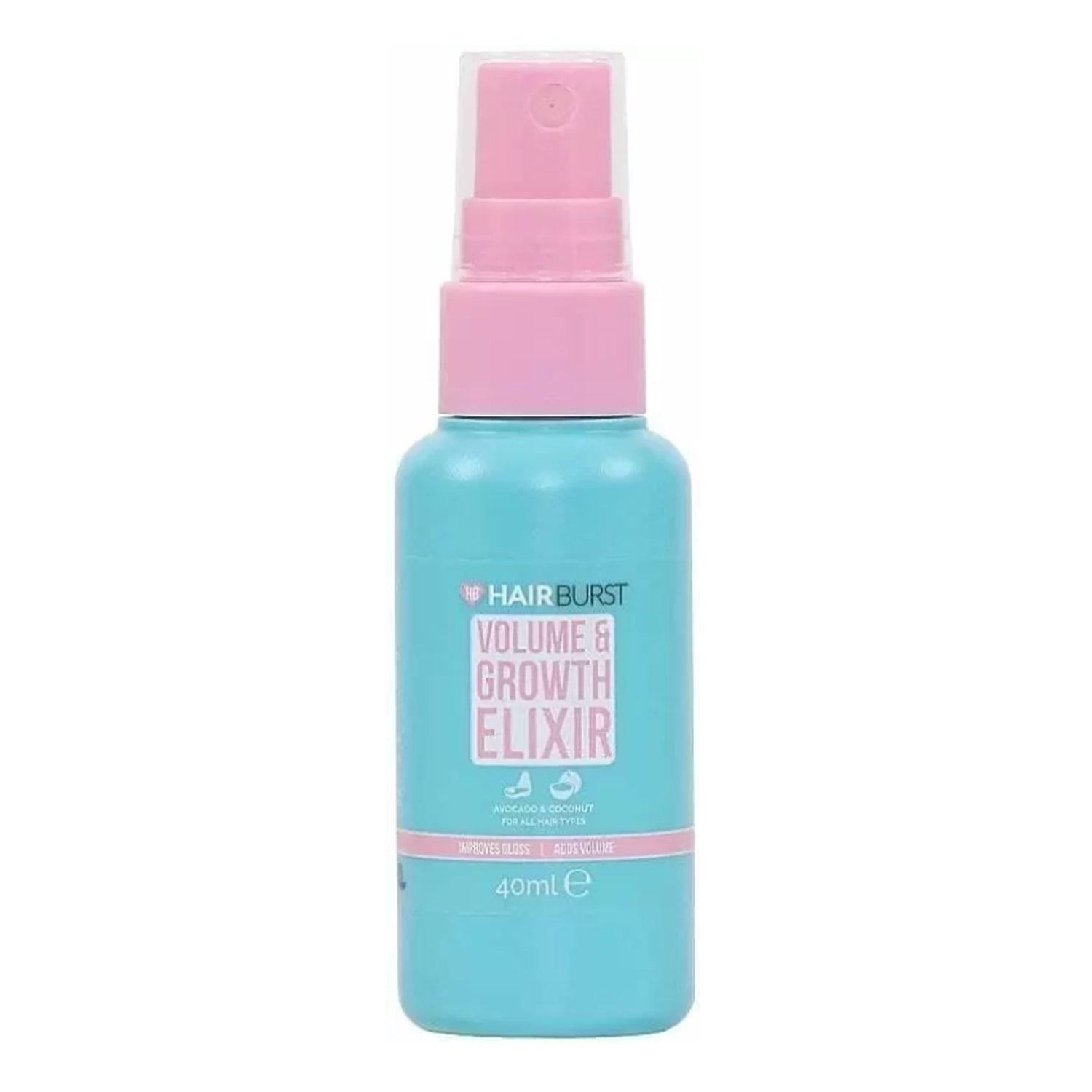 Hairburst - Elixir Volume & Growth Spray - Volumennövelő és Erősítő Spray - Mini - 40ml ...